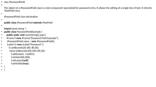 Java Swing Presentation made by aarav patel | PPT