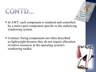 Java swings | PPT