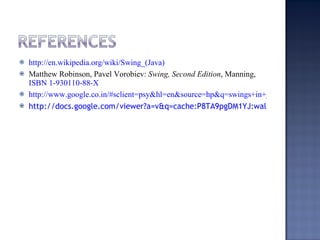 Java swings | PPT