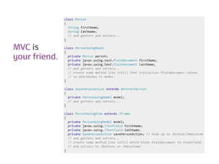 Java swing tips | PPT