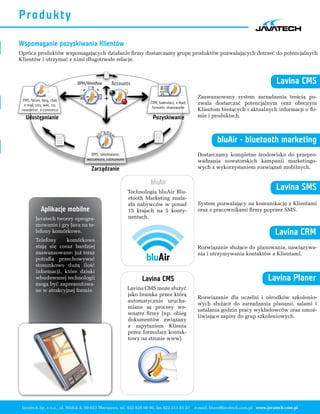 Javatech Folder Informacyjny | PDF