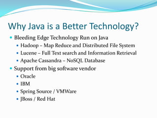 Java Technology | PPTX
