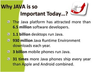Java Presentation | PPS | Programming Languages | Computing