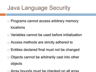 Java & The Android Stack: A Security Analysis | PPT