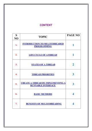Java thread life cycle | PDF