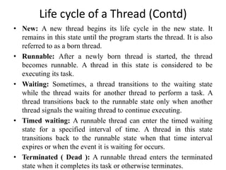 Java threads | PDF