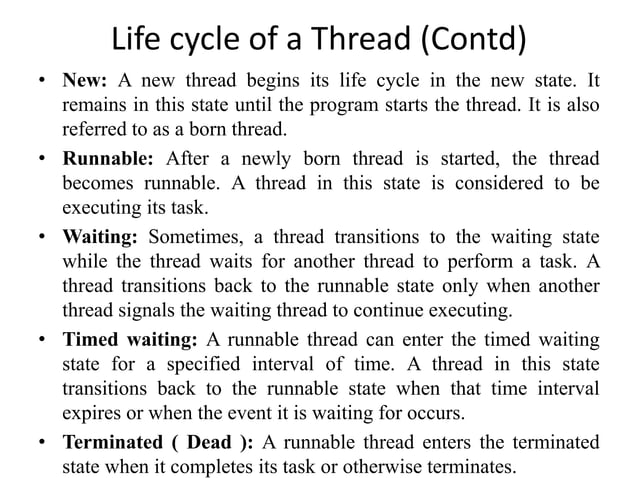 Java threads | PDF | Operating Systems | Computer Software and Applications