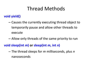 Java threads | PDF