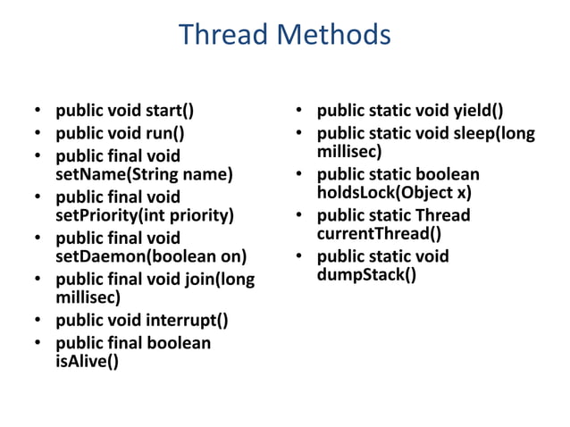 Java threads | PDF | Operating Systems | Computer Software and Applications