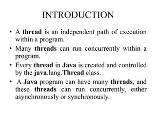 Java threads | PPT