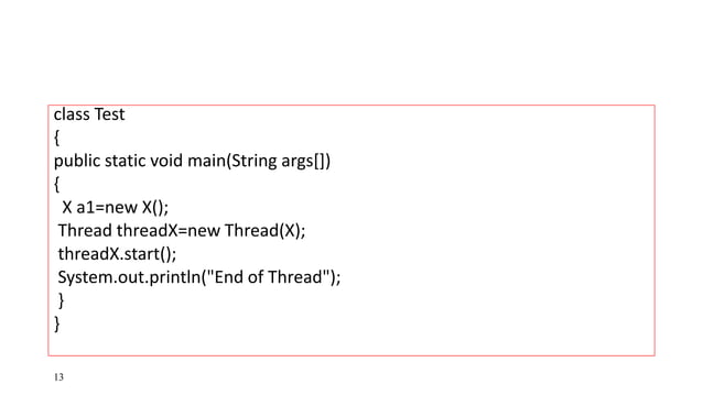 Java threads | PPT