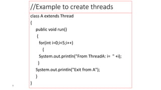 Java threads | PPT