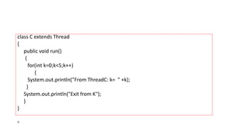 Java threads | PPT
