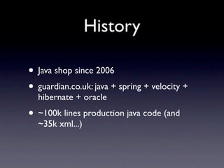 LSUG: How we (mostly) moved from Java to Scala | PPT
