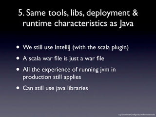 LSUG: How we (mostly) moved from Java to Scala | PPT