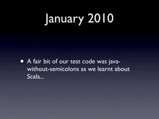 LSUG: How we (mostly) moved from Java to Scala | PPT