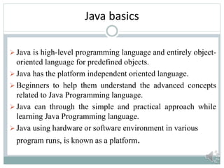 Java training in Chennai | PPTX | Programming Languages | Computing