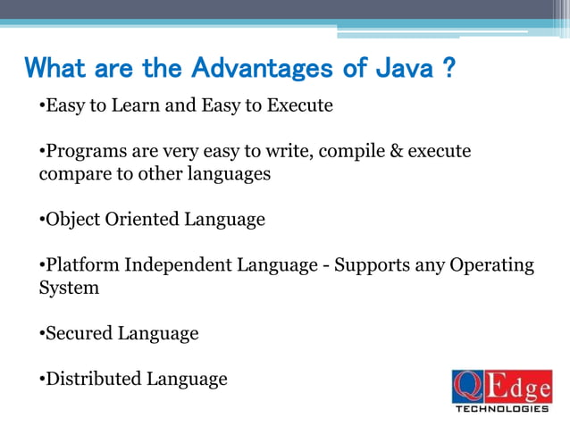 Java Training and Placement in Hyderabad | PPT