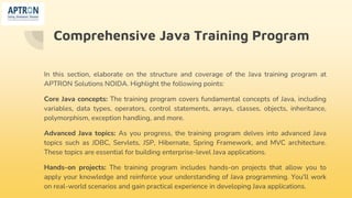 Java Training in Noida.pptx | Web Development | Internet