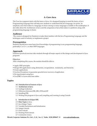 Java training noida hibernate+spring+struts+web services(1) | PDF