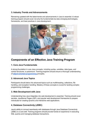 Java Training with Placement | Java online training | PDF | Web Development | Internet
