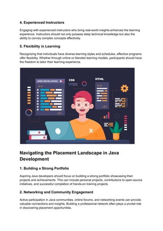 Java Training with Placement | Java online training | PDF | Web Development | Internet