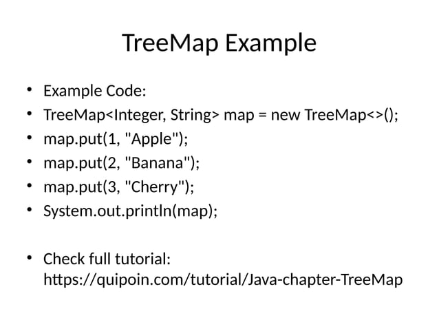 basic_understanding_of_Java_TreeMap_Quipoin.pptx