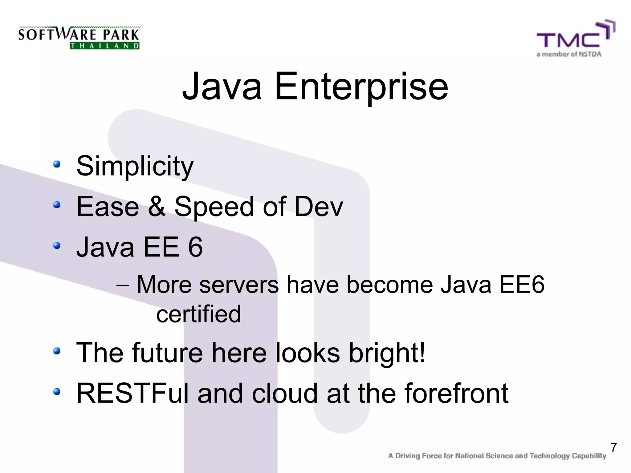 Java Technology Trends | PPT