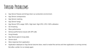 Java troubleshooting thread dump | PPT