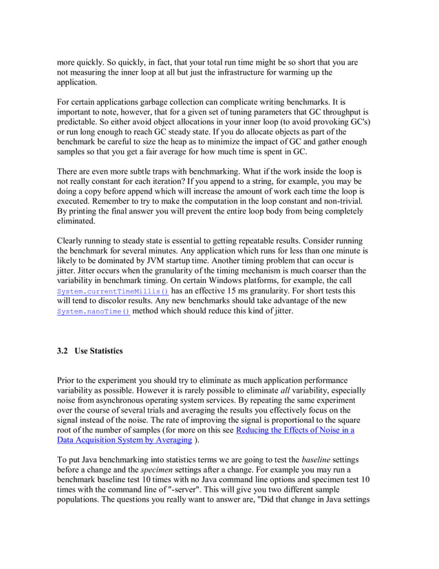 Java Tuning White Paper | PDF