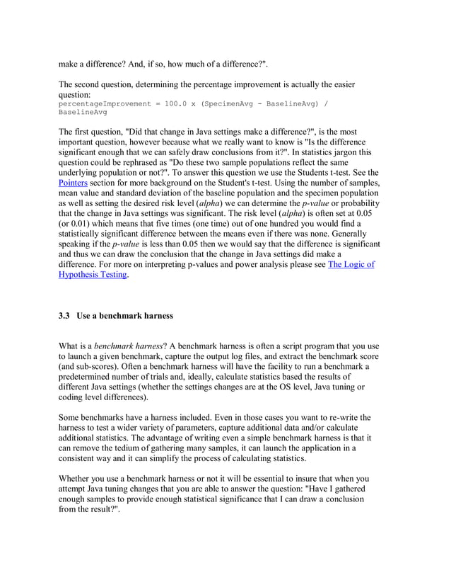 Java Tuning White Paper | PDF