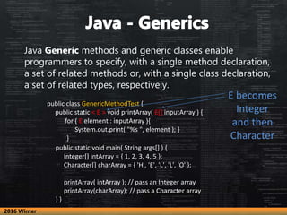 Java Tutorial Lab 5 | PPTX