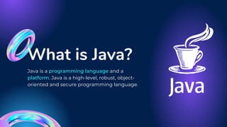 Java Tutorial | What is Java? | PPTX