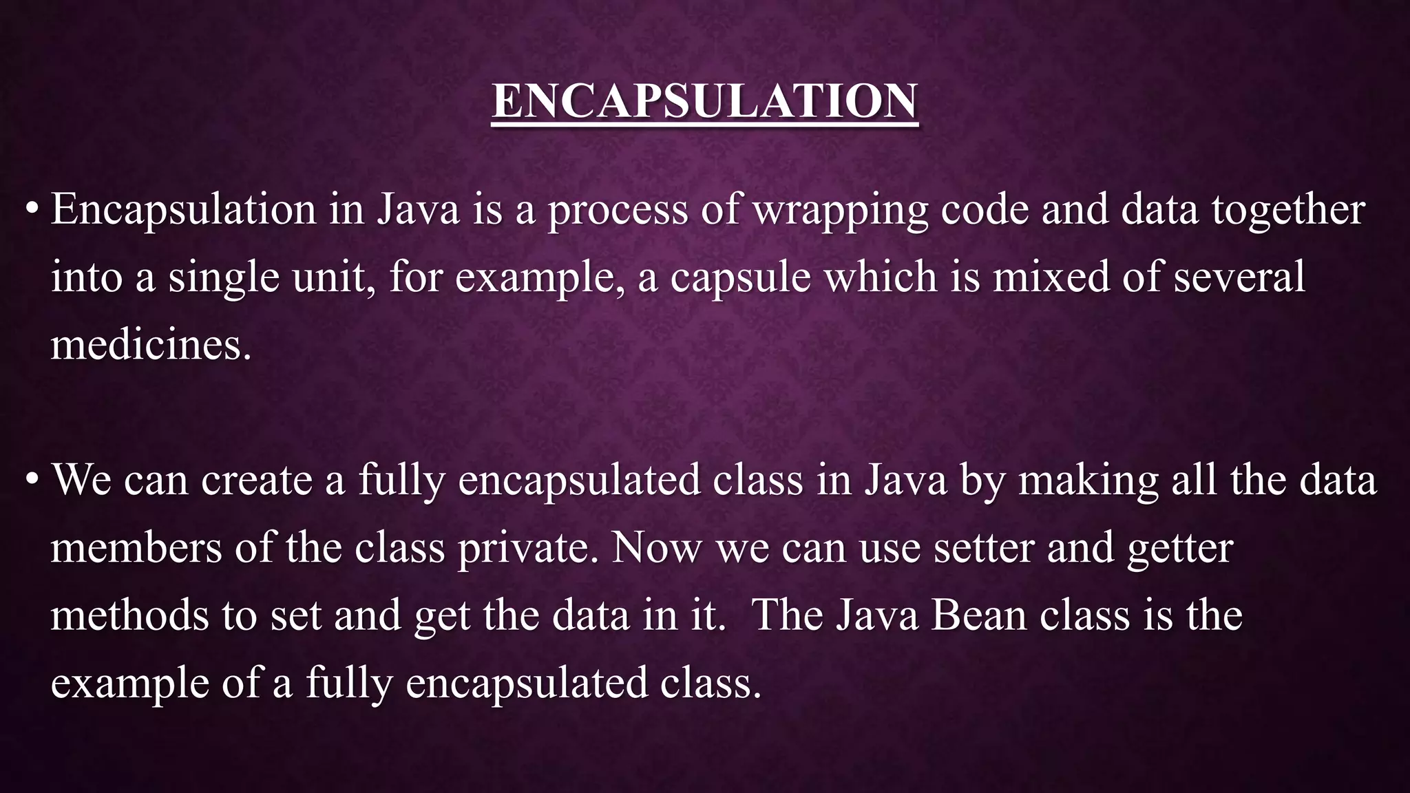 A Case Study on Java. Java Presentation | PPTX
