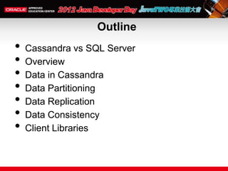 Introduce Apache Cassandra - JavaTwo Taiwan, 2012 | PPT