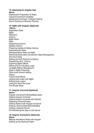 Java UI Course Content | PDF