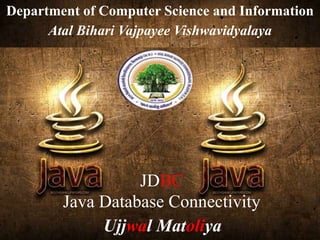 jdbc Java Database Connectivity ujjwal matoliya jdbc.pptx
