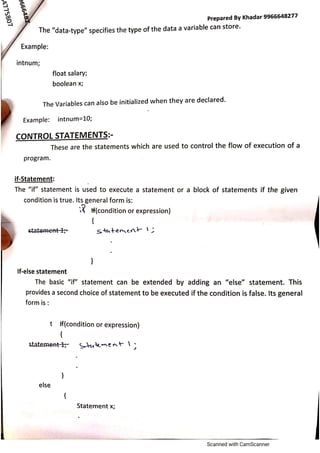 java unit 1 khader sir.pdf