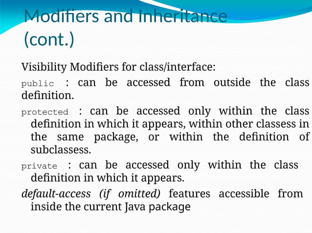 METHOD OVERLOADING AND INHERITANCE INTERFACE | PPT