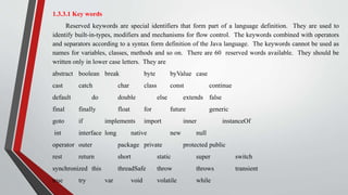 INTRODUCTION TO JAVA | PPT