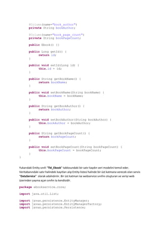 Java ve axis2 framework ile web service yayınlamak | PDF