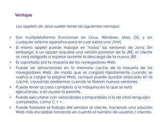 Java ventajas y caracteristicas | PPT