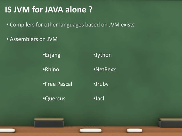 Java virtual machine | PPTX | Programming Languages | Computing
