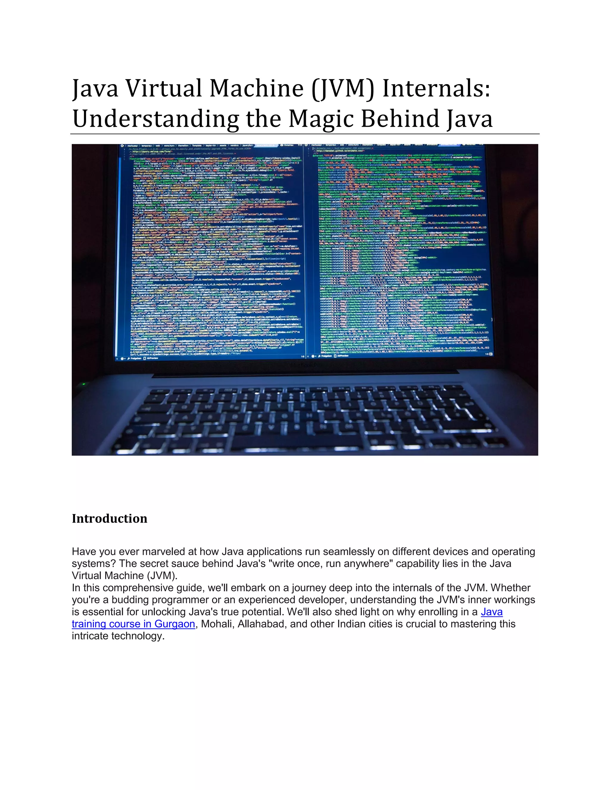 Java Virtual Machine.pdf | Programming Languages | Computing