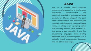 Java vs java script the crucial battle of the beasts | PPT