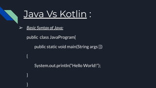Java vs kotlin | PDF