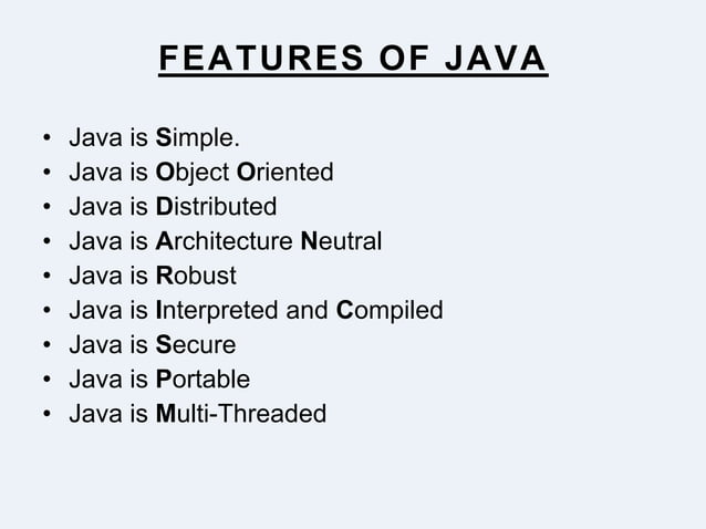 Industrial Training Report on Java Technology. | PPSX