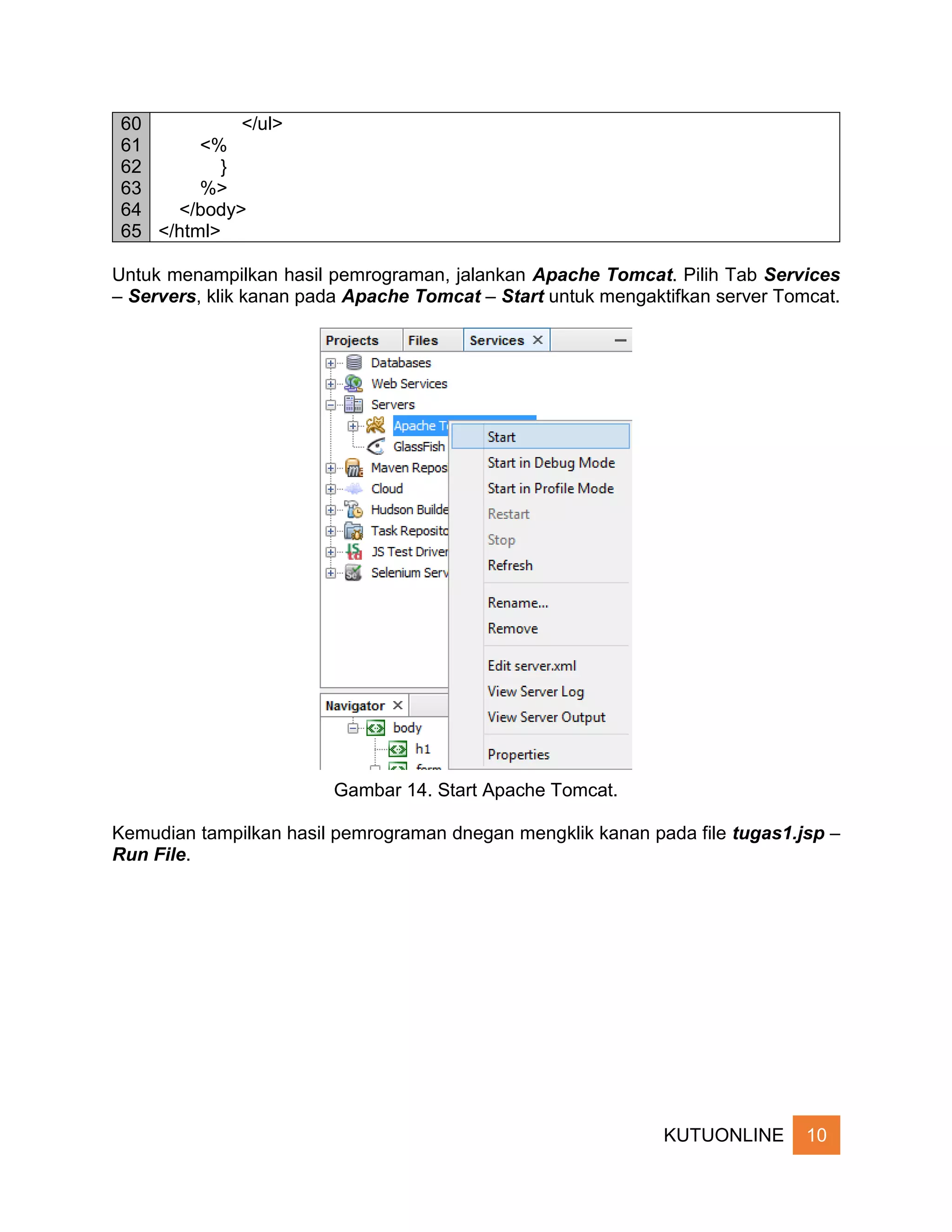 Java Web Form Pendaftaran - JSP | PDF