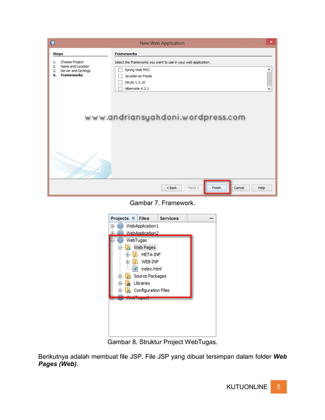 Java Web Form Pendaftaran - JSP | PDF