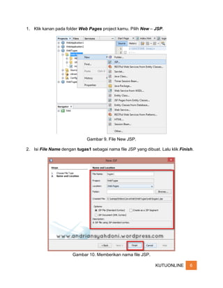 Java Web Form Pendaftaran - JSP | PDF